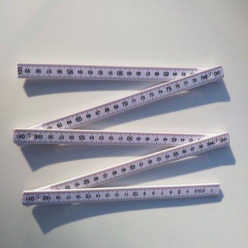 2 Meters Slide Ten Part Fold Up Folding Ruler Convenient for Multiple ...