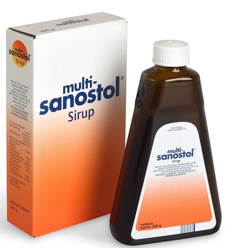 Multi Sanostol syrup vitamins exhaustion developmental disorders ...