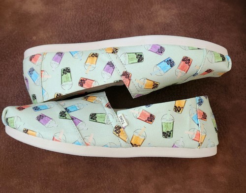 TOMS Limited Edition Boba Tea Alpargata Women's Shoes 7.5 *NEW* | eBay