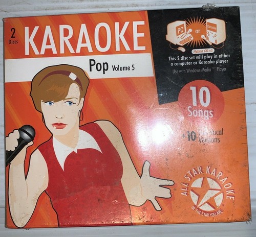 All star karaoke Pop volume 5 10 songs +10 vocal full versions | eBay