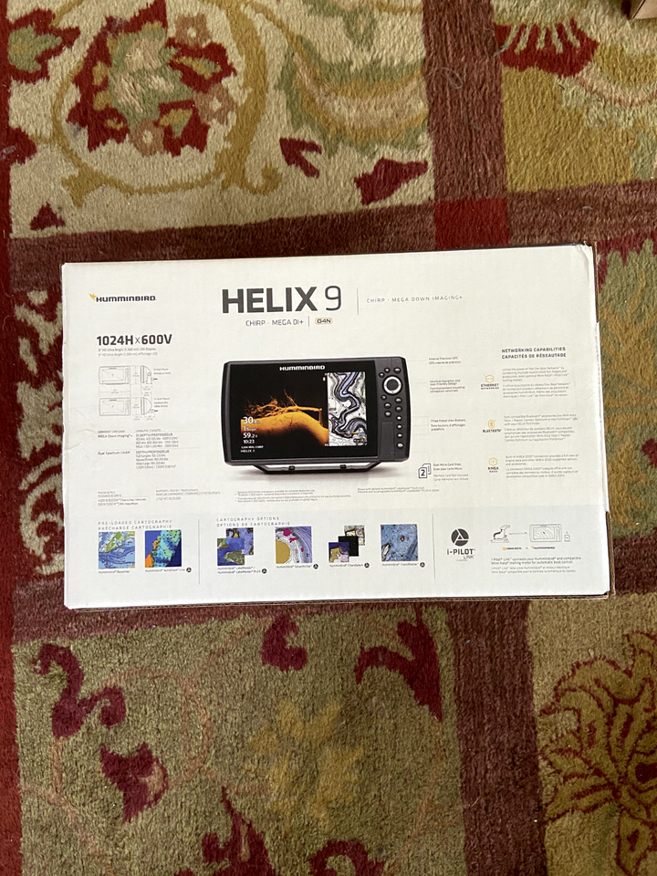 Humminbird HELIX 9 CHIRP MEGA DI+ GPS G4N CHO Display Only | eBay