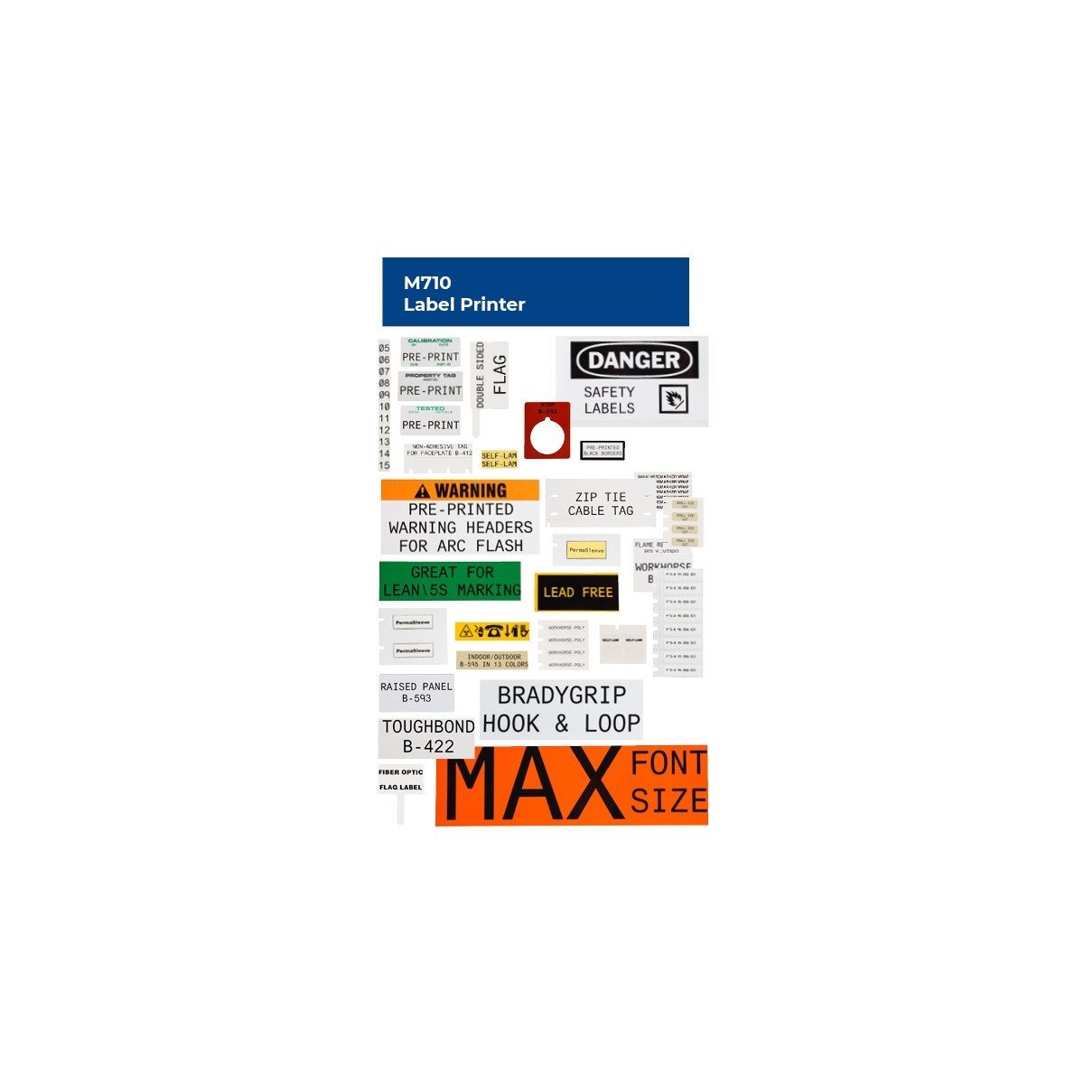 Brady Corporation M710-KIT M710 Portable Label Printer with Hard Case | eBay