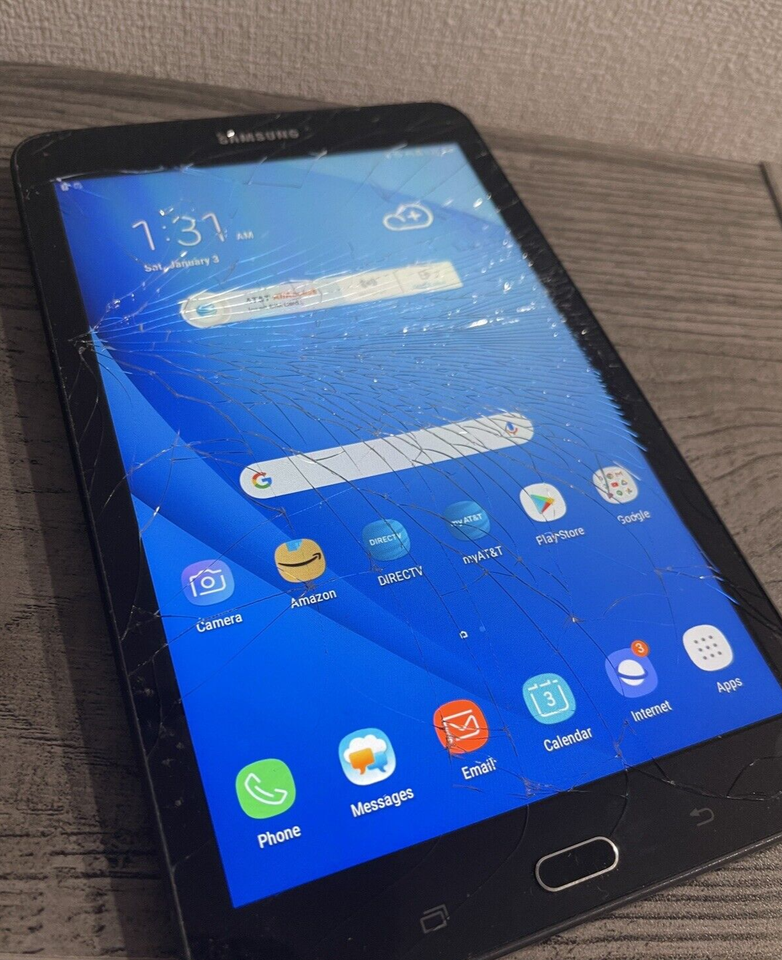 SAMSUNG GALAXY TAB E 8.0 16 GB SM-T377A 8in LTE Wi-Fi AT&T TABLET ...