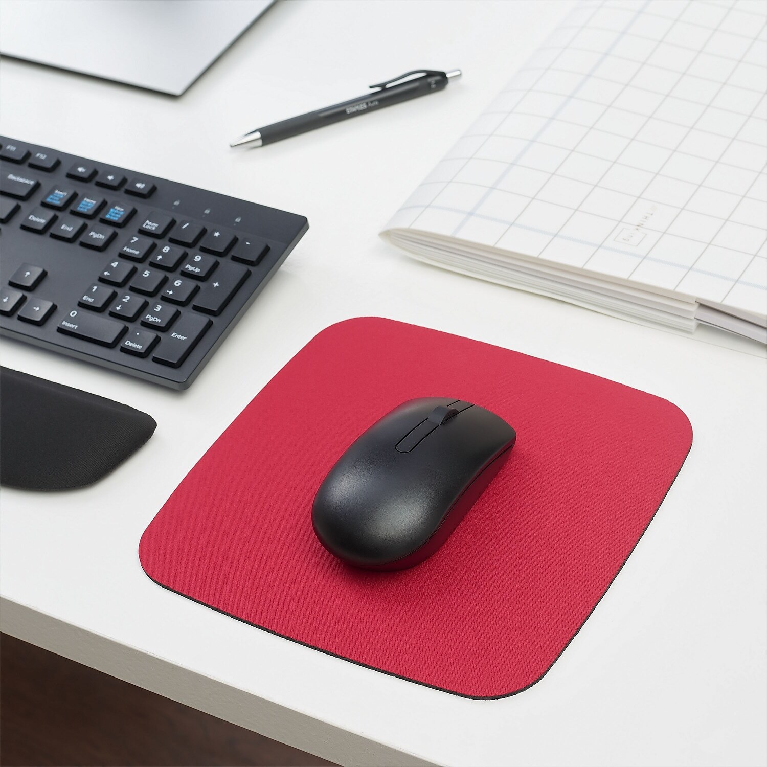 Staples+Maroon+Mouse+Pad+2+Count+Value+Pack+2498467 for sale online | eBay