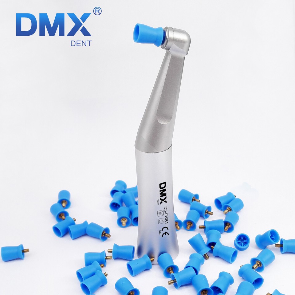 DMXDENT Dental Hygiene Prophy 4:1 Contra Angle Head Handpiece Screw-in ...