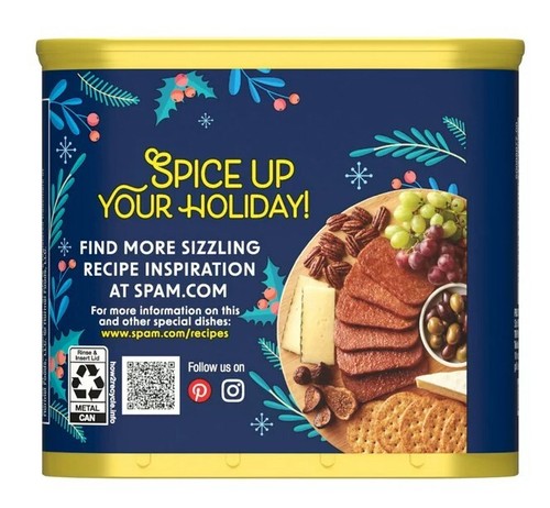 NEW 2pk FIGGY PUDDING SPAM Cans! GLOBAL SHIP Christmas LIMITED EDITION ...