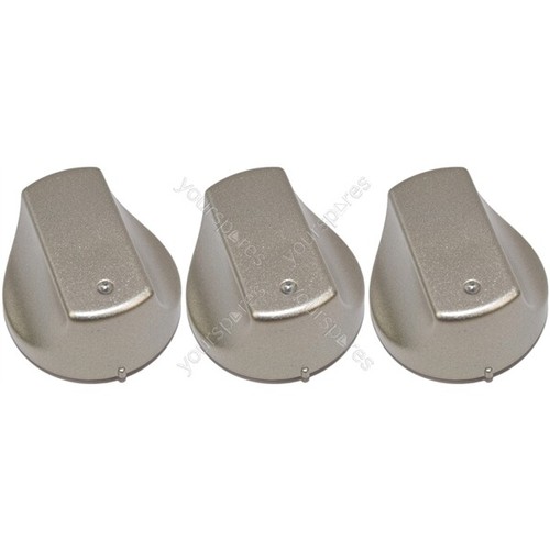 3 x Switch Knobs for HOTPOINT Hot-Ari ix Hob Oven DHS53CX DHS53CXS ...