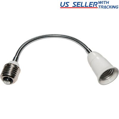12 Inch Flexible Socket Extender for Standard US LED & CFL Light Bulbs ...