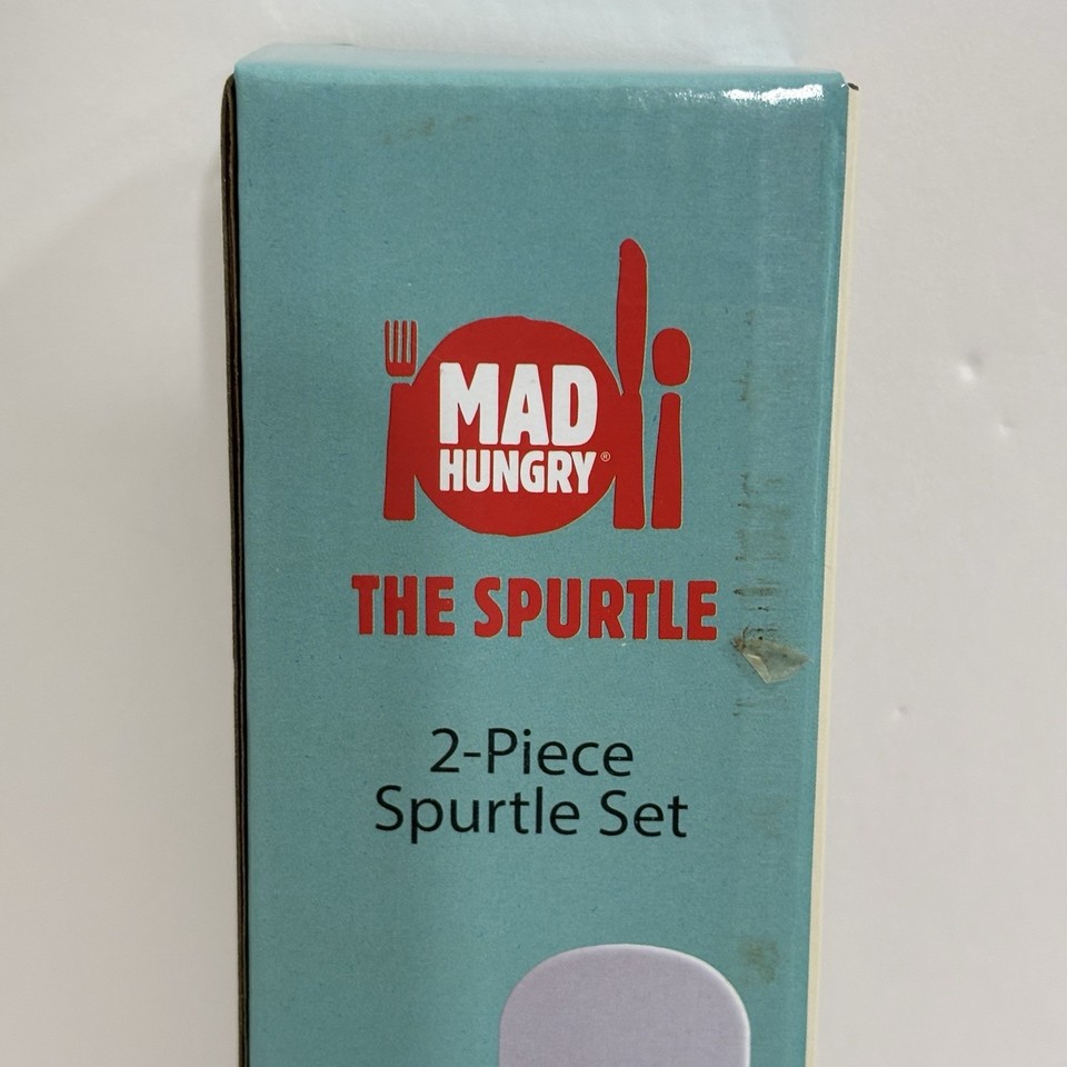 Mad Hungry Spurtle Silicone Set 2-Piece Medium Spurtle & Skinny Spurtle ...
