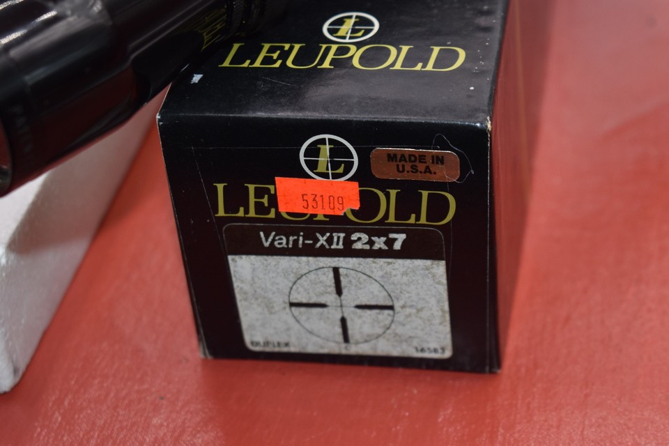 Vintage Leupold 2x7 Vari X ii Gloss Black 1" tube used nice /w box | eBay