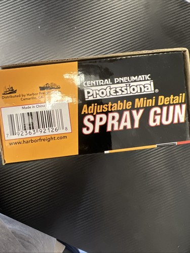 Professional Adjustable Mini Detail Spray Gun 20-50 PSI 92126 Central ...