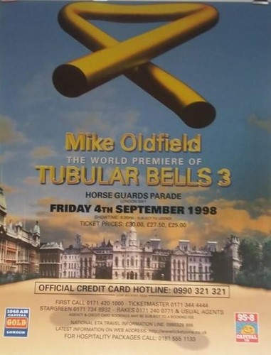 Mike Oldfield : Tubular Bells III World Premier Horse Guards Parade ...