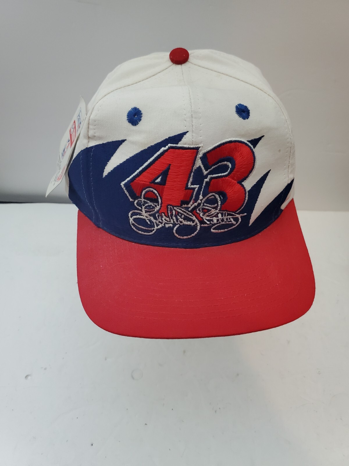 VTG 90s Logo 7 Shark Tooth Snapback Hat - Nascar Richard Petty #43 ...