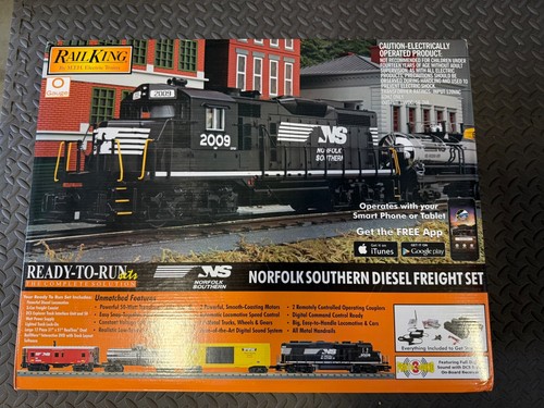 MTH RailKing 30-4249-1 O Gauge Norfolk Southern Diesel Freight Train ...