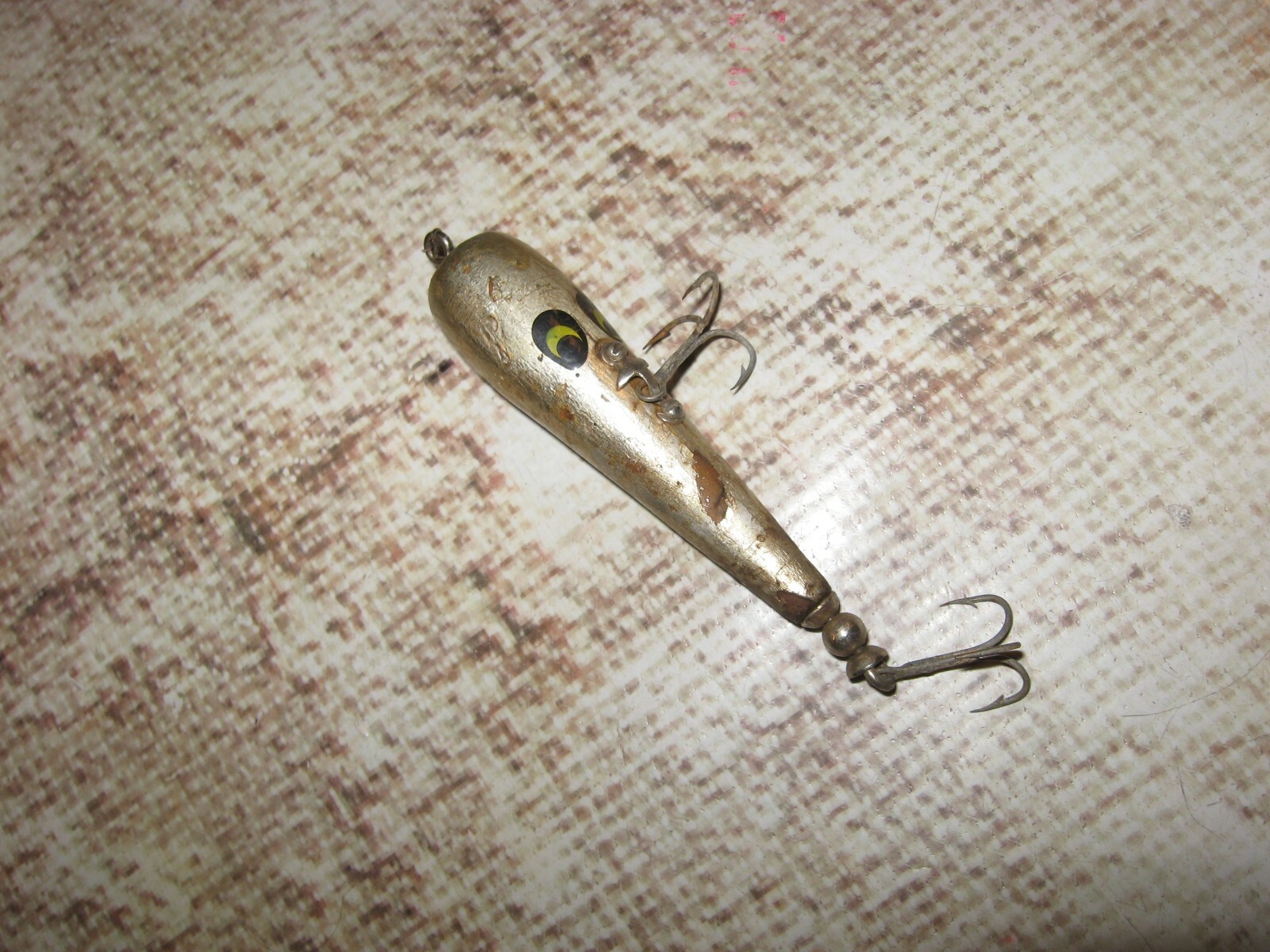 Vintage Fishing Lure (1) Carro Wood Spooky Silver | eBay