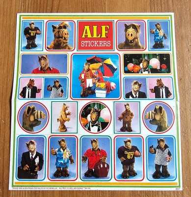 Vintage Alf stickers 1988 Benelux | eBay