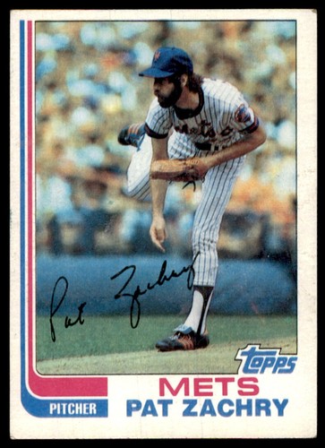 1982 TOPPS PAT ZACHRY NEW YORK METS #399 | eBay