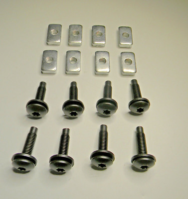 8 ea Hard Top Screws and 8 ea Oblong Nuts Fits 1987-2018 YJ TJ JK Jeep ...