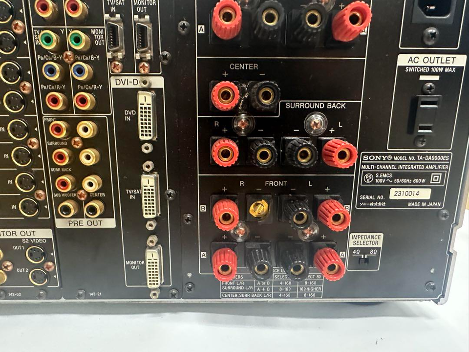 SONY TA-DA9000ES Multi-channel Integrated Amplifier Check Desc Junk | eBay