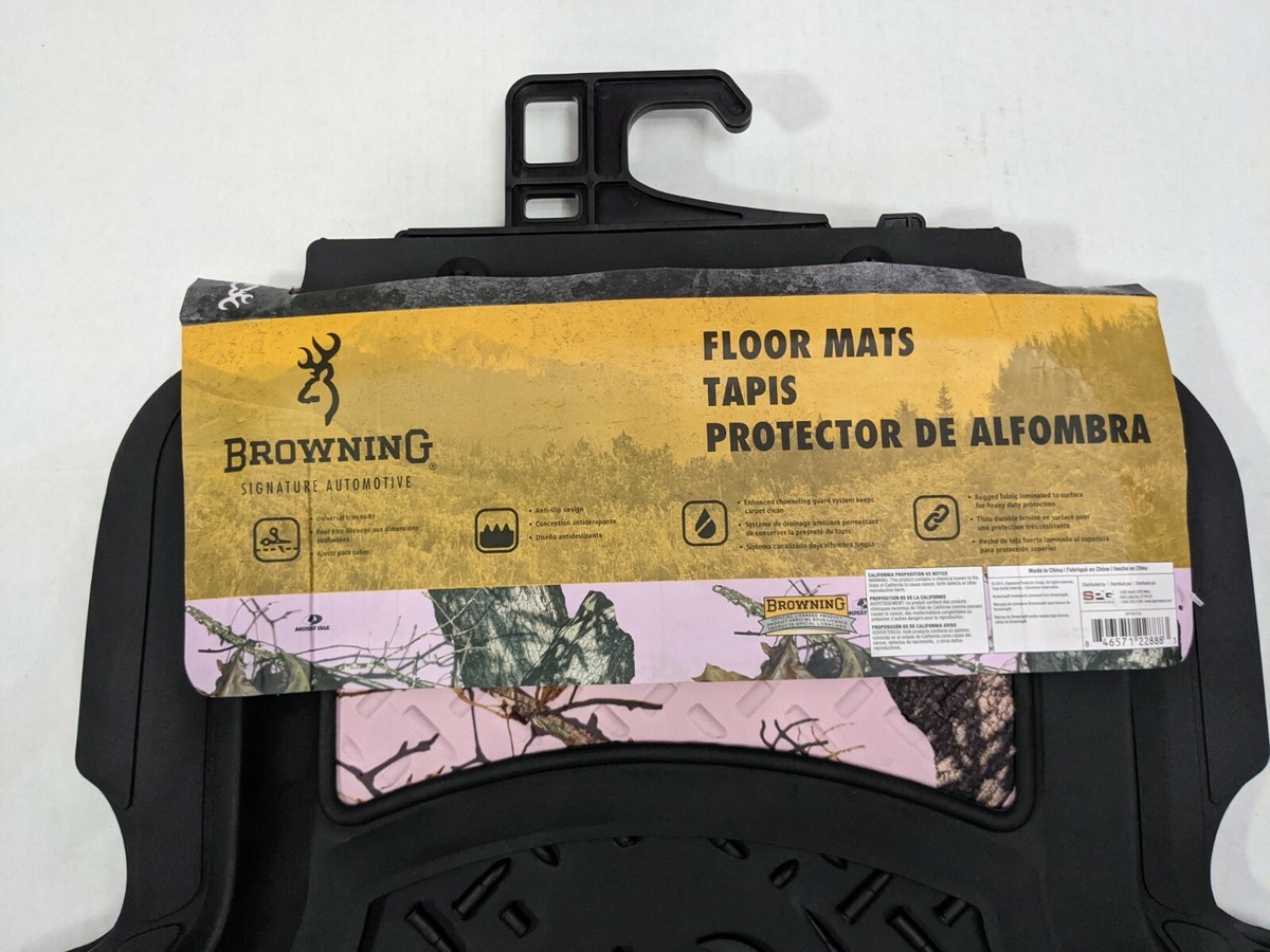 Pink Camo Browning Floor Mats | Floor Roma
