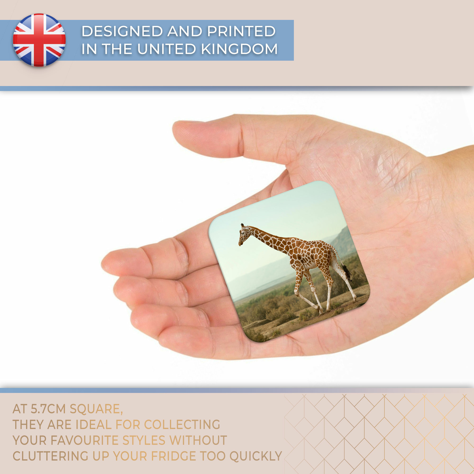 Awesome Fridge Magnet - Walking Giraffe Wild Animal Cool Gift #16585 | eBay