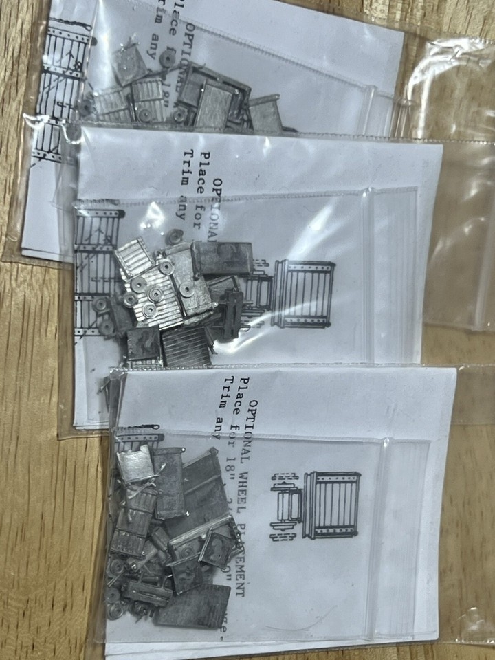 HO Scale 18" Ore Dump Car, 3 Cars Per Pack, 3 Packs | eBay