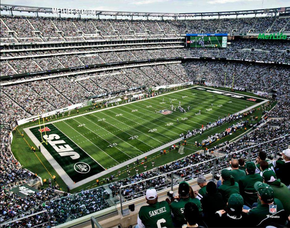 New York Jets MetLife Stadium Aerial View 8" x 10" Football Photo | eBay