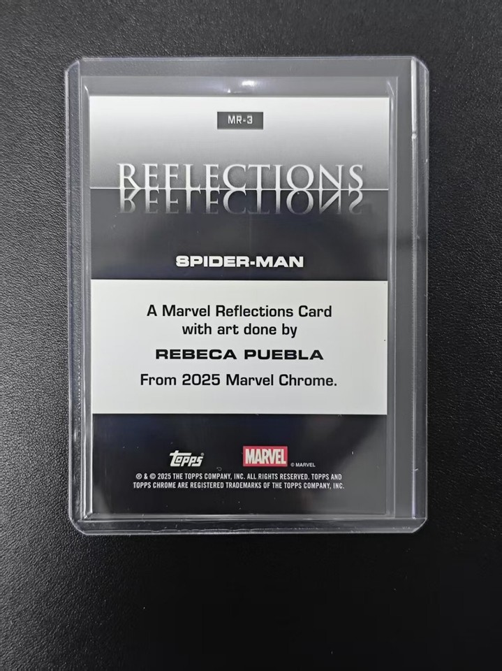 2025 Topps Chrome Marvel Spider-Man Reflections Rebeca Puebla Case Hit ...