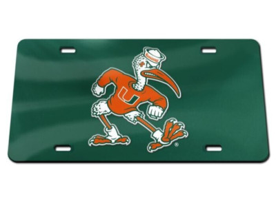 MIAMI HURRICANES SPECIALTY ACRYLIC LICENSE PLATE NCAA WINCRAFT | eBay