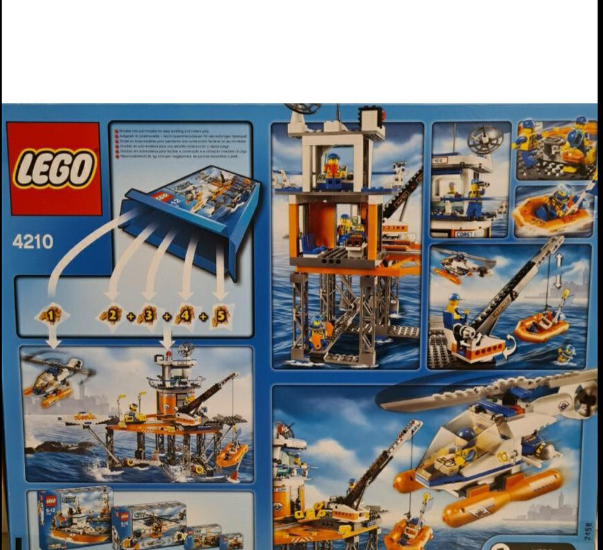new rare LEGO City 4210 city Coast Guard Platform 673419103770| eBay