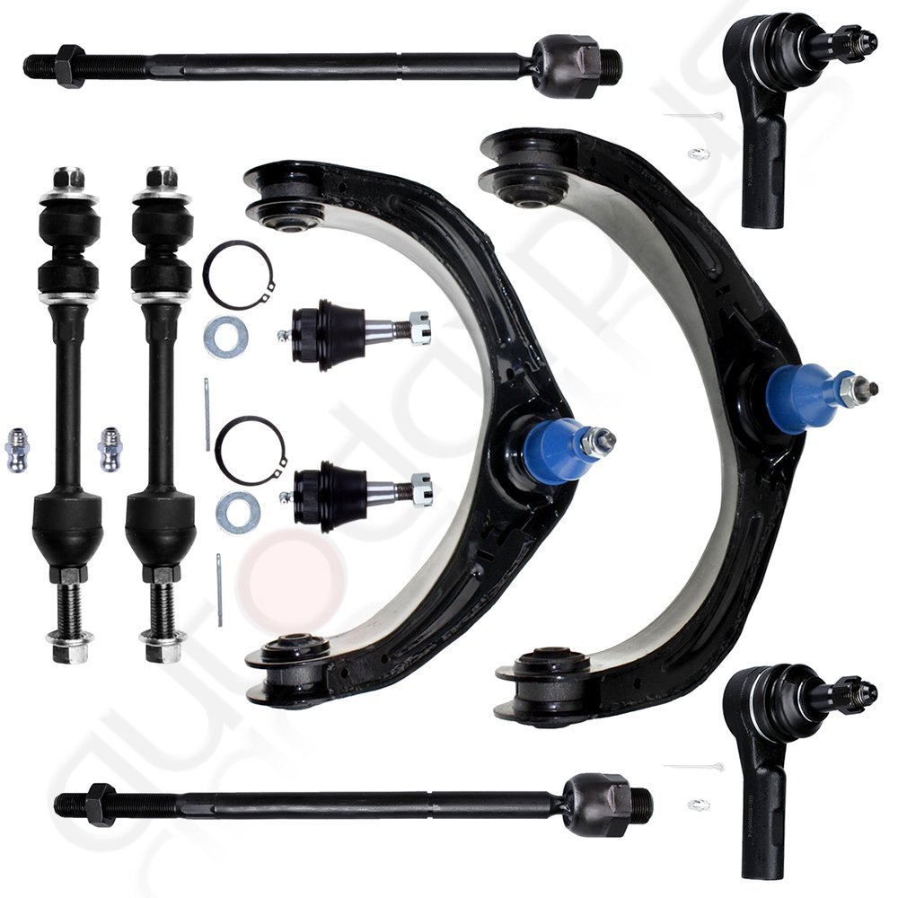 10pcs Front & Rear Control Arm for 2006 - 2008 Dodge RAM 1500 2wd ...