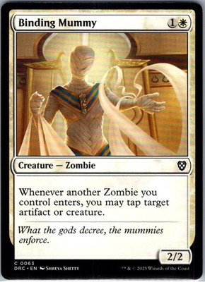 Binding Mummy - 63 - Commander: Aetherdrift - Magic MTG - NM - B3G1 | eBay