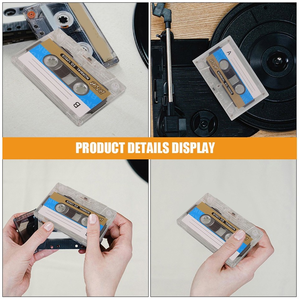 6pcs Blank Cassette Tapes 30 Minute Recording Time Mix Tapes with ...