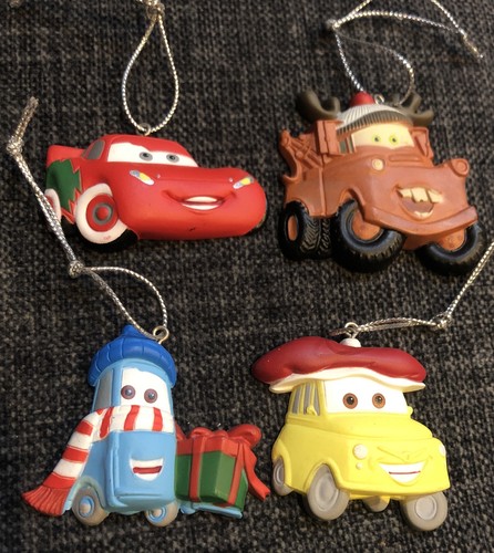 2011 Disney Pixar Cars Mater Reindeer Lightning MCQueen Christmas ...
