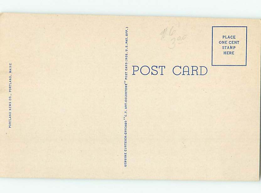 Pre-Chrome HIGH SCHOOL SCENE Portland Maine ME o/19 AG6648 | eBay