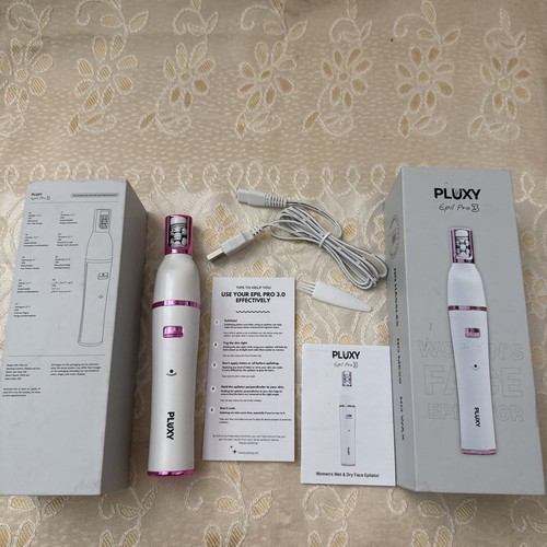 Pluxy Epilator Womens Epil Pro 3 Rechargeable USB Facial Hair Removal ...