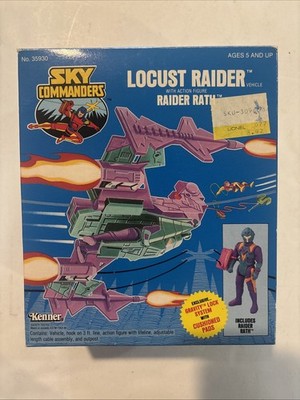 1987 Sky Commanders Locust Raider Kenner Complete w/ Raider Rath | eBay
