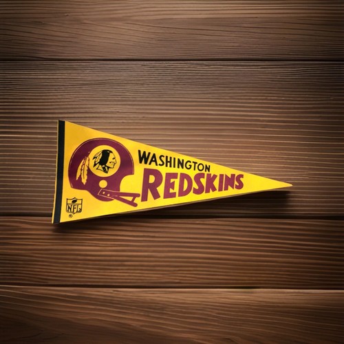Vintage 60s NFL Pennant Washington Redskins licensed football ...