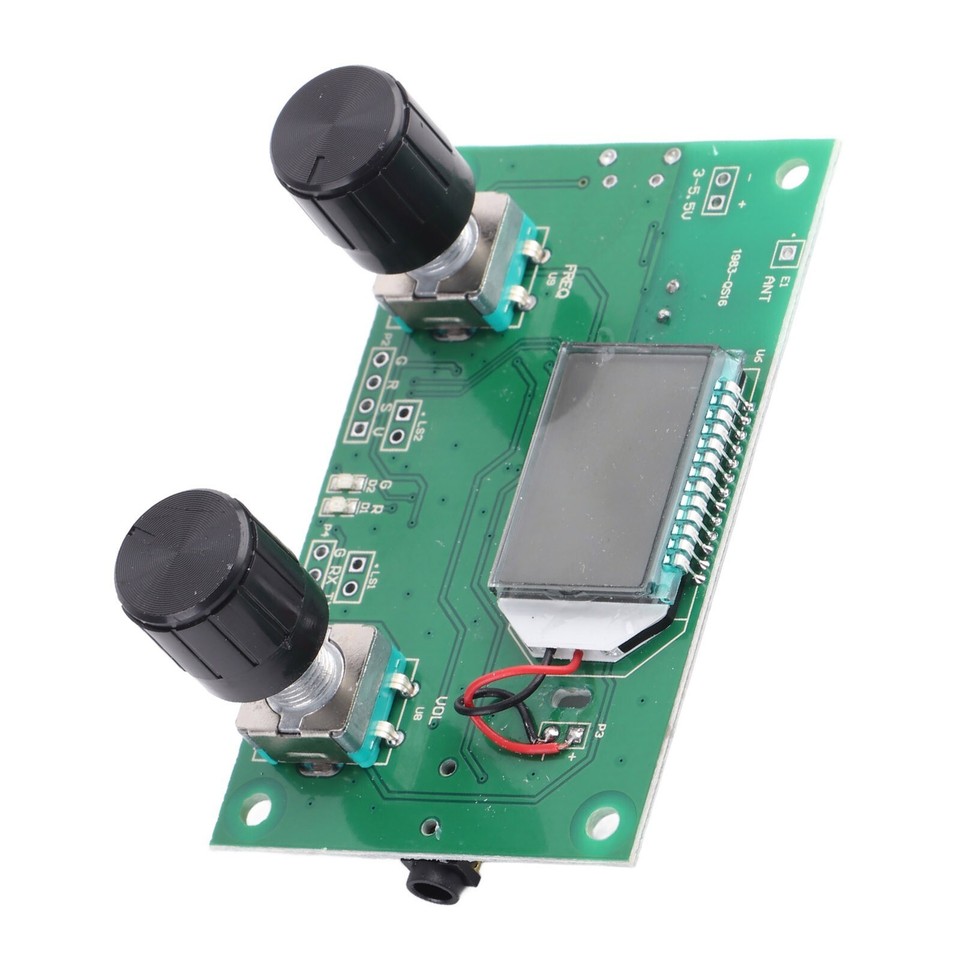 Digital Radio Receiver Module Stereo Wireless FM Modules with LCD ...
