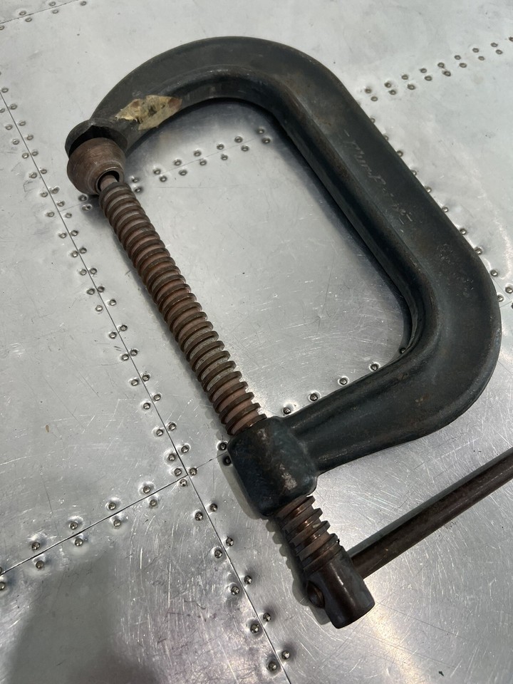 Blue-Point 6 Inch C-Clamp Drop Forged Steel Welding Copper Plated CL406 ...