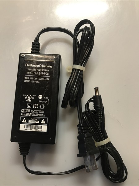 Spectrum Cable AC power Cable PS-3.3-12-3-DC1 for Spectrum 100 & 200 ...