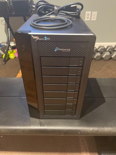 Promise Technology Pegasus3 R8 Thunderbolt 3 W/ 8X6TB Drives 48TB RAID ...