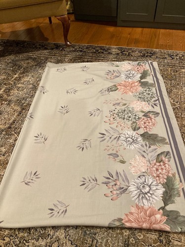 Vintage Shabby Chic Brand Spring/Summer Floral 86" x 60" Tablecloth | eBay