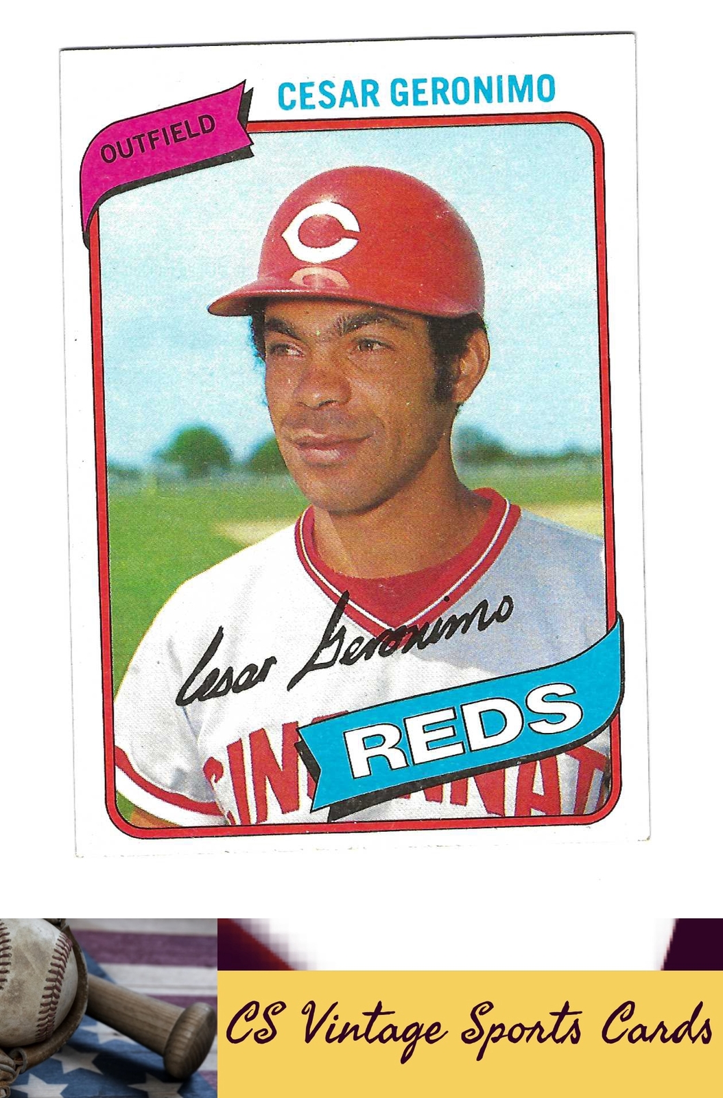 1980 Topps - #475 Cesar Geronimo for sale online | eBay