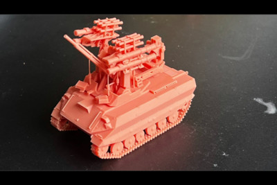 1/72 Modern Russia "Uranus-9 unmanned vehicle" Tank kit model (3D ...