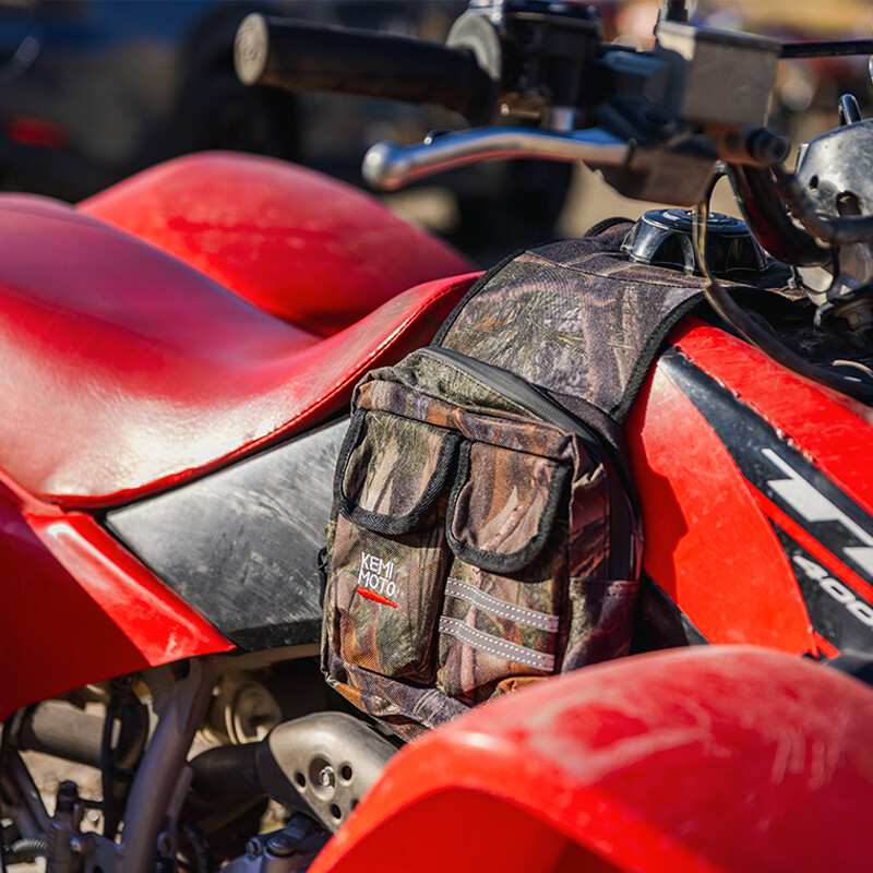 ATV Tank Saddle Storage Bag w/ Cooler Foil Snowmobiles Camo for ...