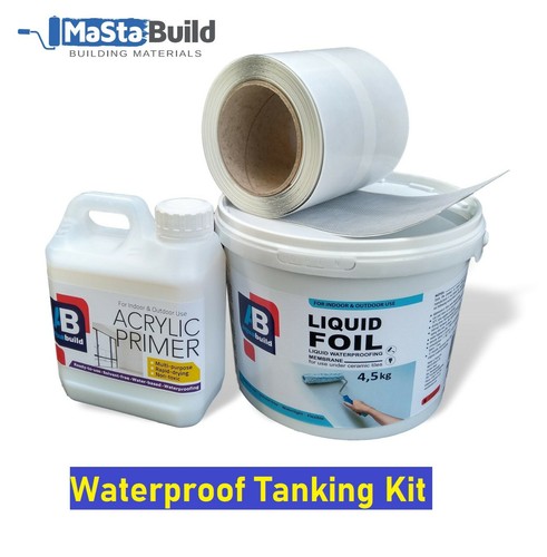 Waterproof Tanking Kit Shower Bathroom WetRoom AQUA BUILD Seal ...