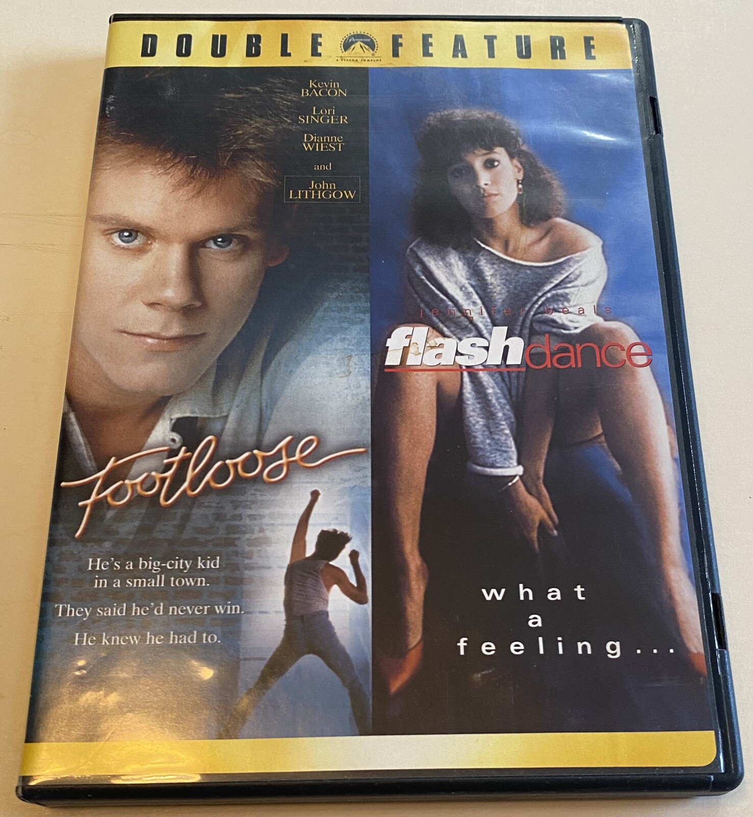 dvd, footloose/ flashdance 2 movie combo, paramount, vg/ex | eBay