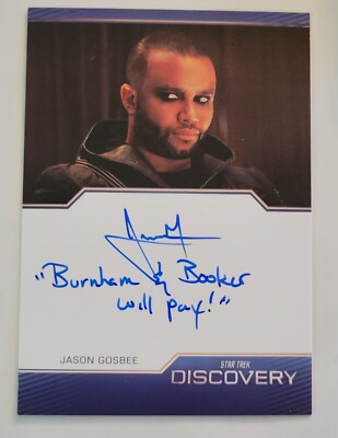 2023 Star Trek Discovery Season 4 Inscription Autograph Card by Jason ...