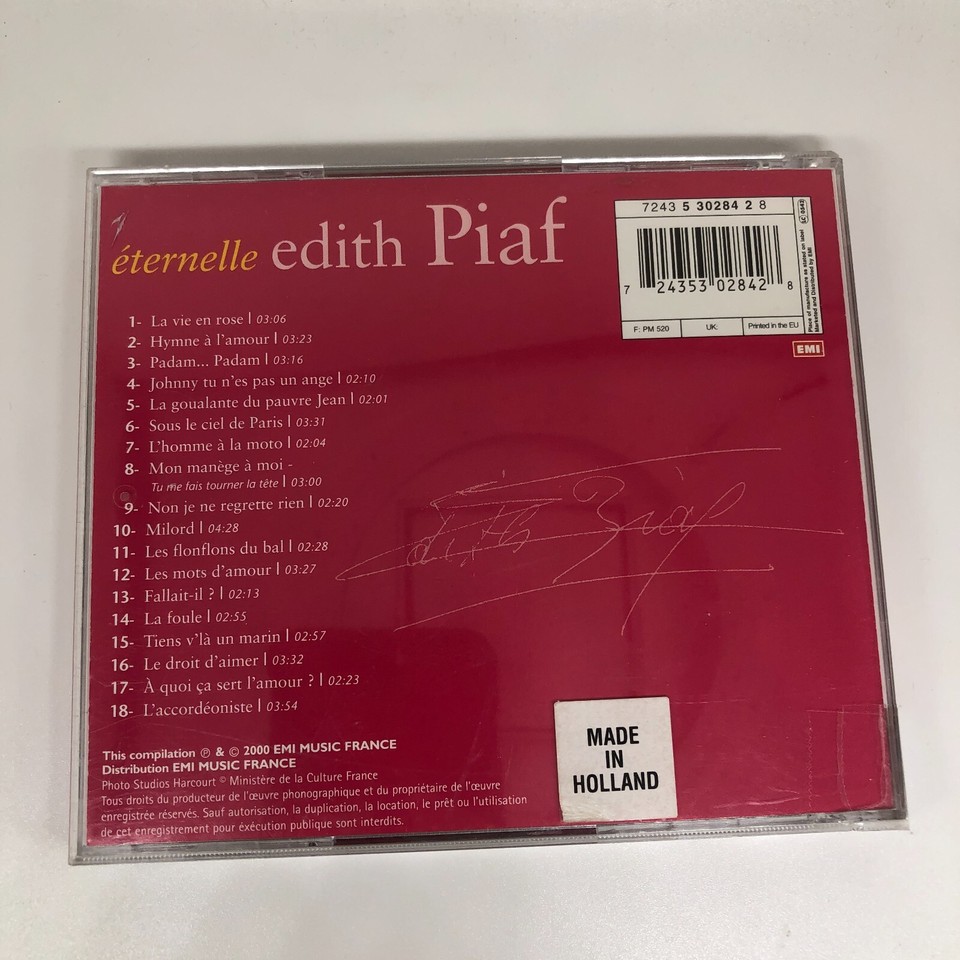 Eternelle: Best of Edith Piaf by Édith Piaf (CD, 2002) 724353028428 | eBay